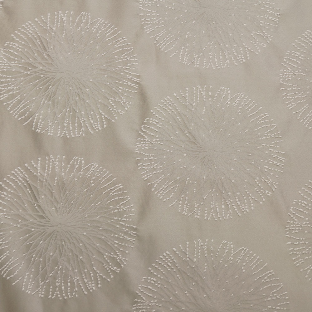 Silver - Spring Burst Collection Upholstery Fabric