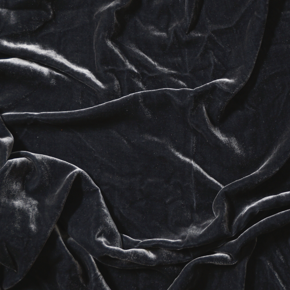 Black Velvet Fabric Texture