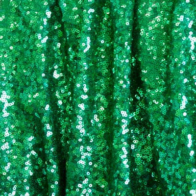 Kelly Green Mini Glitz Sequin Fabric